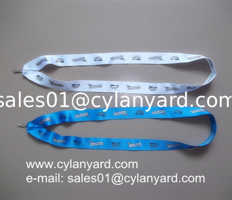 V shape sublimation ribbon for medal, V sublimated lanyard to medals supplier