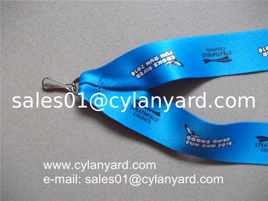 V shape sublimation ribbon for medal, V sublimated lanyard to medals supplier