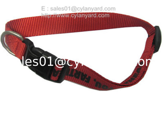 Solid Basic Nylon Dog Collars, Matching pet leash available separately supplier