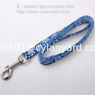 Imprint Polyester Adjustable Dog Collars, China pet supply factory supplier