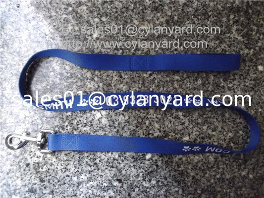 6ft sublimation dog leash, full color print polyester dog leads, supplier