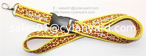 Neoprene neck lanyards China supplier for sublimation rubber neoprene neck straps supplier