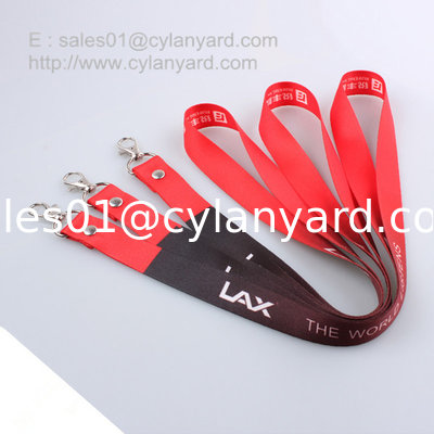 Riveted sublimation lanyards wholesaler, factory direct rivet sublimated print neck ribbons supplier
