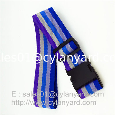 Striped Polyester Travel Luggage band belts, Suitcase Band Belt Strap China factory supplier