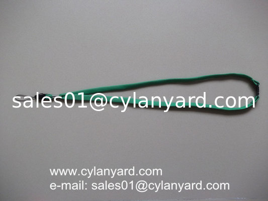 Cheap tubular polyester lanyard with card tag, polyester tube lanyard with card strap, supplier
