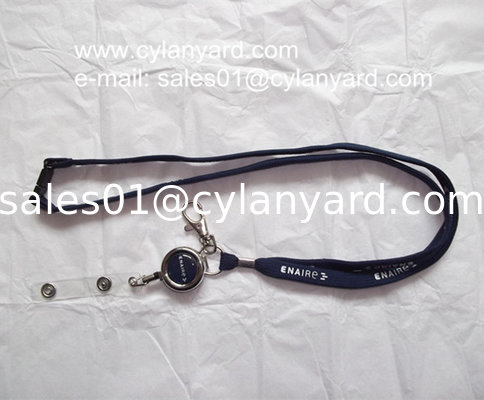 Cheap tubular polyester lanyard with card tag, polyester tube lanyard with card strap, supplier