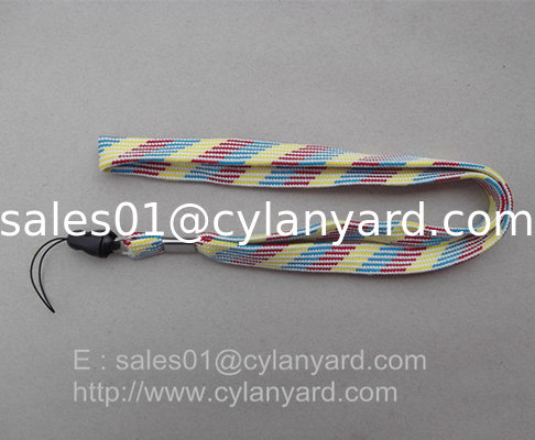 Cheap tubular polyester lanyard with card tag, polyester tube lanyard with card strap, supplier