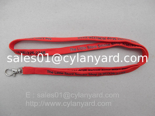 Cheap tubular polyester lanyard with card tag, polyester tube lanyard with card strap, supplier