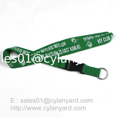 Printed polyester key holder lanyards, polyester neck lanyard with split key ring, supplier