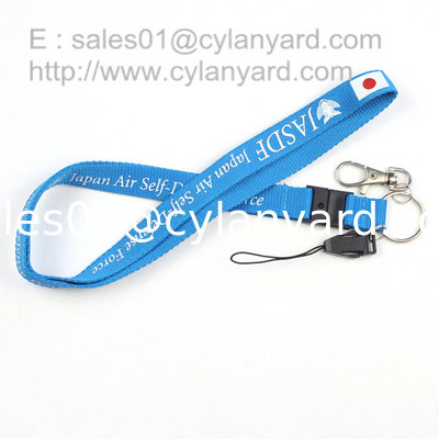 Printed polyester key holder lanyards, polyester neck lanyard with split key ring, supplier