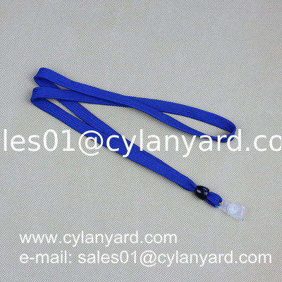 Inexpensive Tube lanyard with Swivel J hook, printed polyester tube lanyards supplier