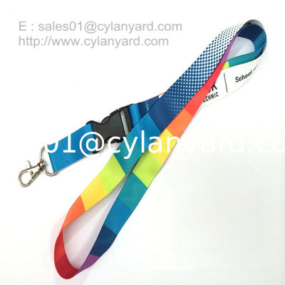 Custom sublimated full color neck lanyards wholesale cheap pricing supplier