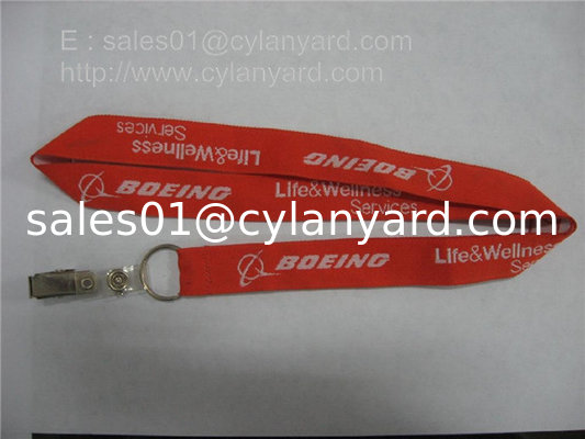 Custom made woven lanyards, low cost woven neck ribbons factory from China supplier