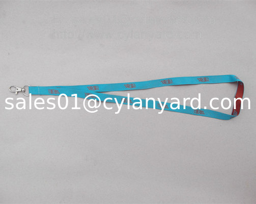 Custom made woven lanyards, low cost woven neck ribbons factory from China supplier