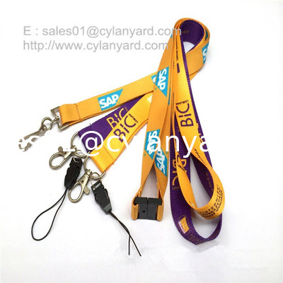 Tailored screen print polyester neck ribbon factory wholesaler in China supplier