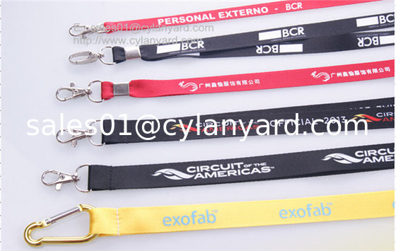 Tailored screen print polyester neck ribbon factory wholesaler in China supplier