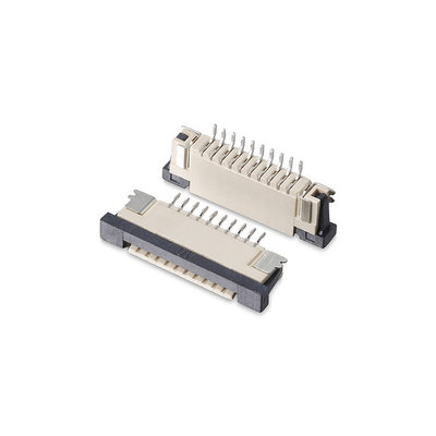 Flat cable connector drawer type SMT 1.25mm pitch FPC/FFC connector