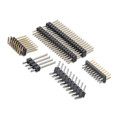 Dongguan pin header manufacturer wholesale 1.27mm pitch straight,right angle or smt type pin header