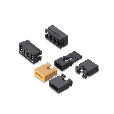 2.54mm Standard Circuit Board Jumper Cap For 2.54mm Pin Header , Female Header Plug