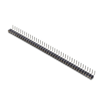 2.54mm round pin customized circuits DIP type right angle female header
