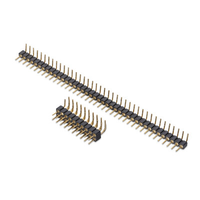 2.54mm round pin header DIP type right angle male headers wholesale