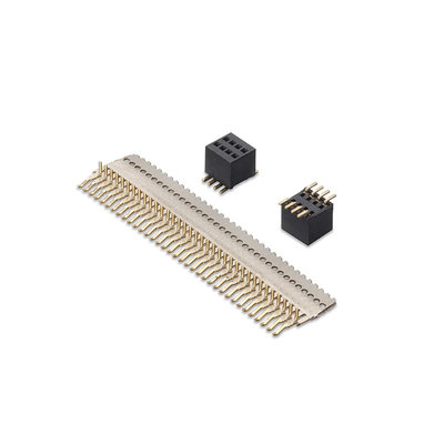 1.0mm single/double row SMT type pin header female header customized pin positions female header