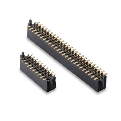 Female headers supplier wholesale 1.27mm Dual row SMT Female Header with posts