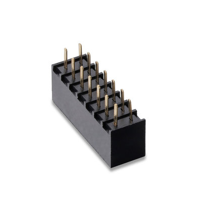 2.54mm female header DIP Type Female Header ,6.8mm Plastic Height female header connector