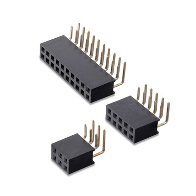 Y-Type Terminal 2.54mm pitch right angle DIP Type Female Header