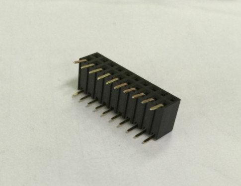 Female header manufacturer wholesale 2.54mm pitch side entry dip type female header