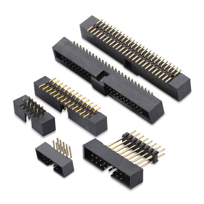 2.54mm pitch double row connector box header for PCB board
