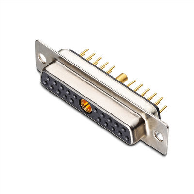 High current 21W1 female D-sub connector,solder type