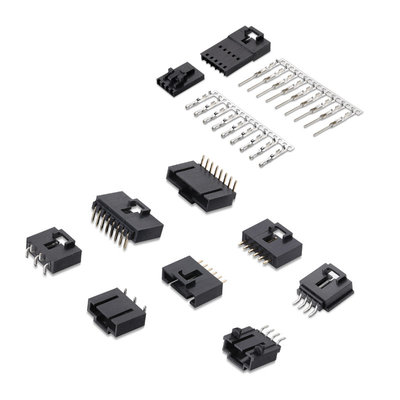 Sub for AMP connectors Good quality  black 2.54mm wafer connector