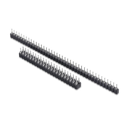 2.54mm round pin customized circuits DIP type female header manufacturer wholesaler