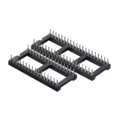 Electronic connectors supplier wholesale 2.54mm pitch smt  type female ic socket connector