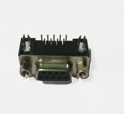 Dongguan D-sub connector supplier wholesale DIP type 9Pin female D-Sub connector,right angle
