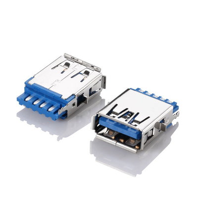 Free sample usb3.0 socket Female USB3.0 connector AF SMT setoff type