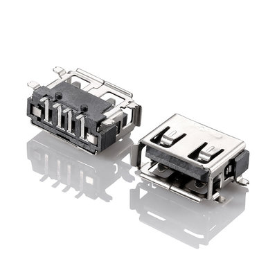 USB2.0 female connector USB A type female SMT