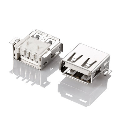 I/O connector USB 2.0 wholesale USB A female SMT type with peg