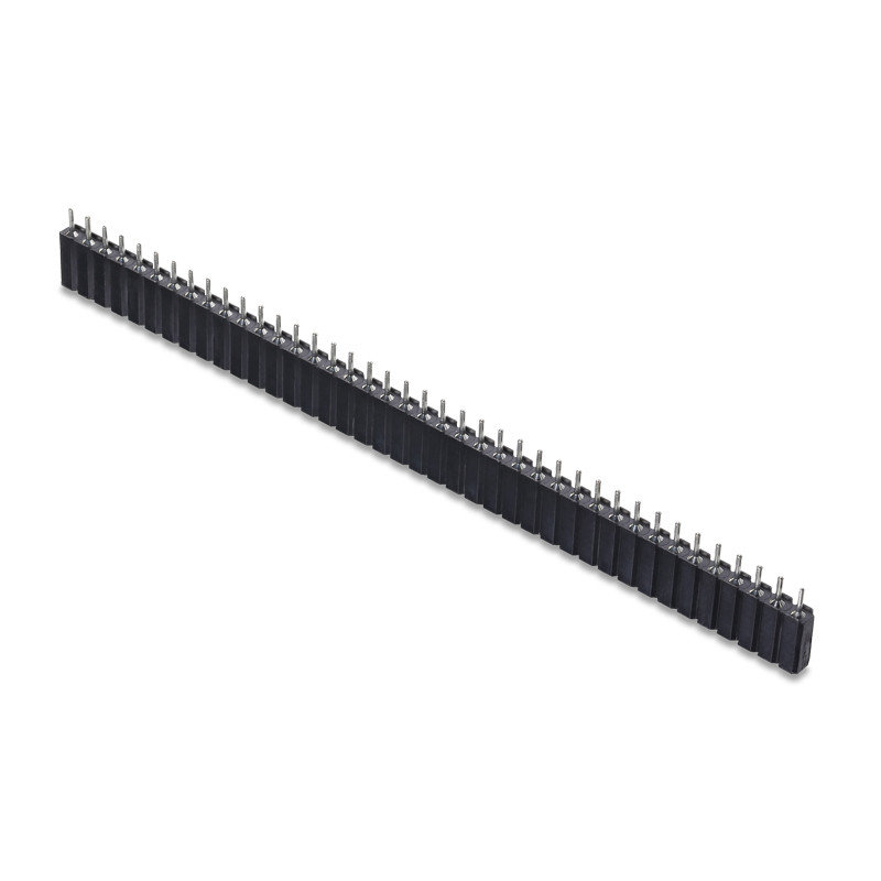 2.54mm round pin customized circuits DIP type female header manufacturer wholesaler