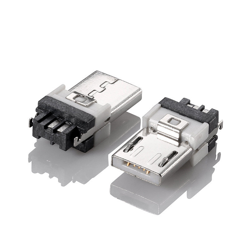 Micro USB 5M A solder type female usb connector for PCB