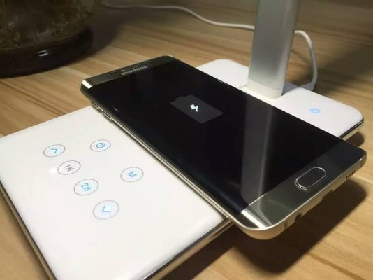 Qi Wireless Charging Transmitter wireless LED lamp Folding table lamp