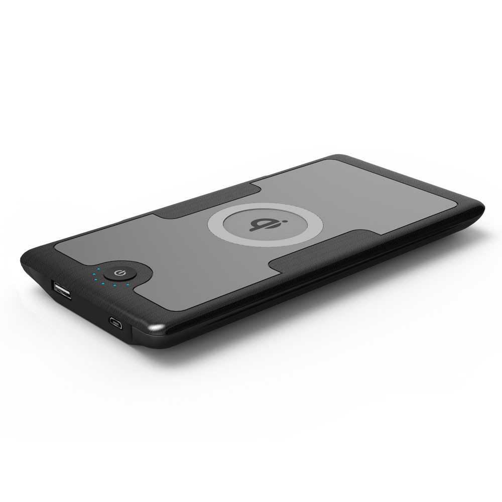 Wireless Charging Power Bank with 6000 mAh Battery