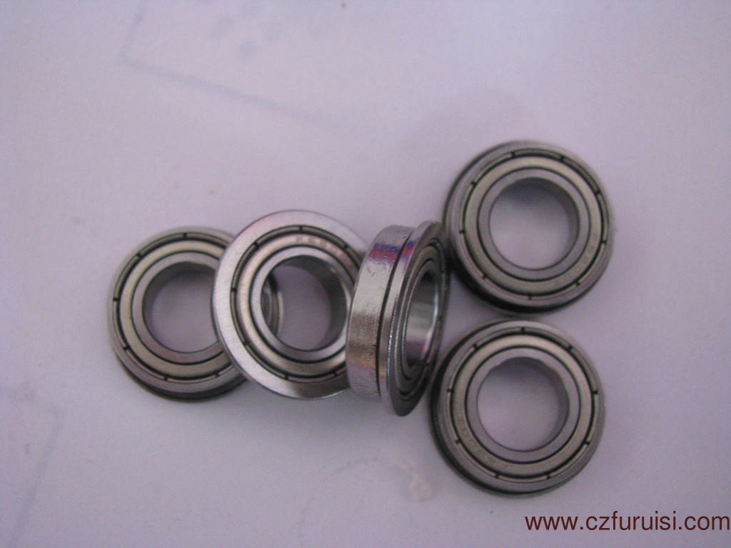 Miniature ball bearings - Flange type with shields Deep groove ball bearing