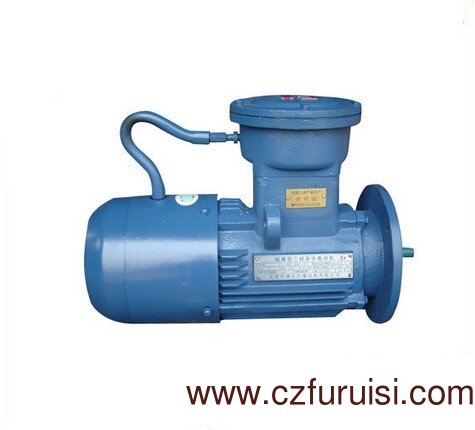 YBEJ series flame-proof three-phase asynchronous motor electromagnetic brake 0.75kW,2825