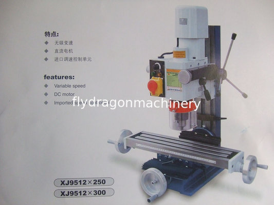 Top Quality Drilling & Milling MachineCE TUV XJ9512 XJ9520(casr iron,white colour)