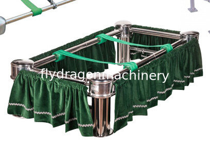 casket lowering device and truck and body bag