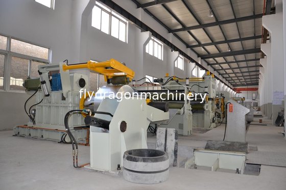 Decoil slitting line:uncoiler, straightening ,shearing .feeding and positioning, slitting unit, recoiler