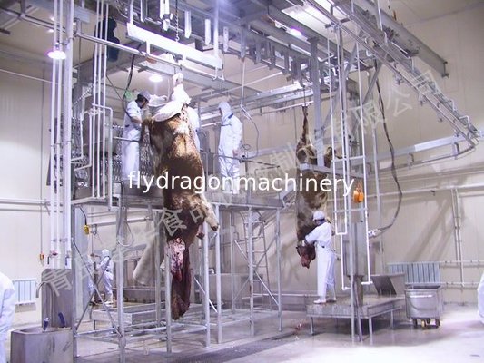 Cattle slaughter line equipment and deboning equipment division