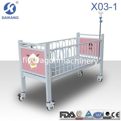 Hospital Furniture:Children Bed&Baby Crib, X01 Stainless Steel Children Bed